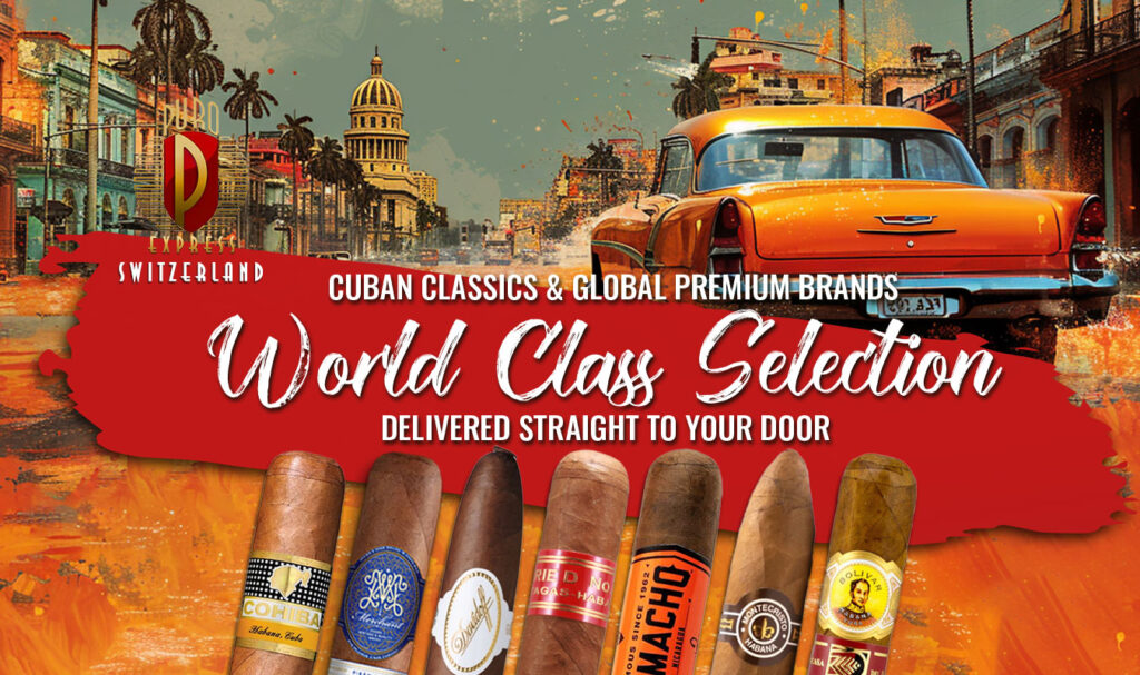 Cigares cubains en Suisse.